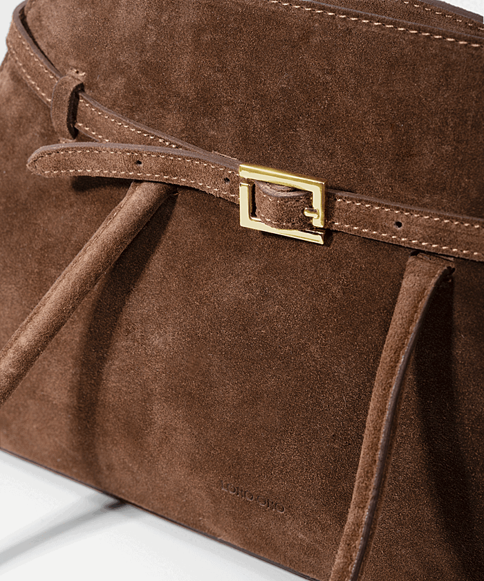 Izza suede espresso | Loro Oro